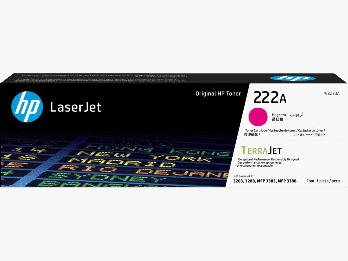 Tóner Original HP LaserJet 222A Magenta Rendimiento 1,200 páginas ...